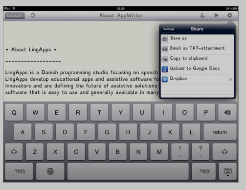 AppWriter App for iPad (and a Few Free Codes) | OT's with Apps & Technology