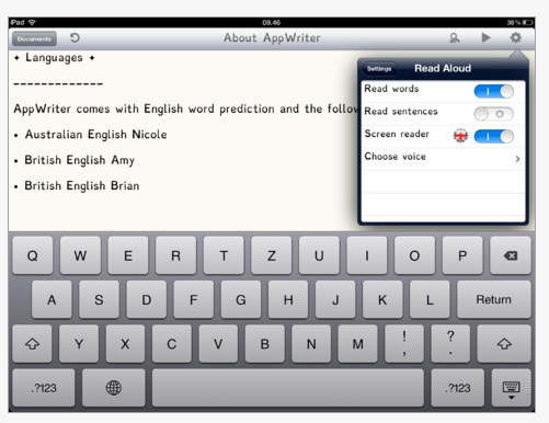 AppWriter – A Multi-Purpose App for Individuals with Learning ...