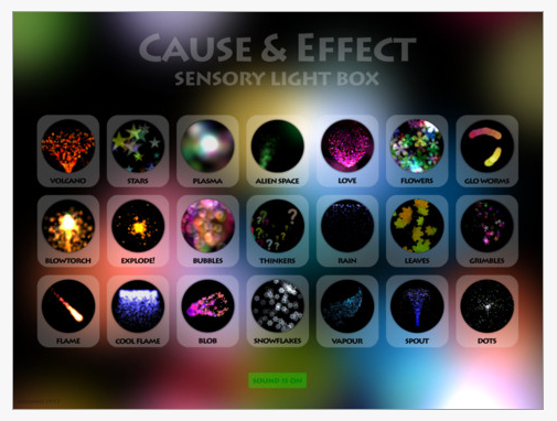 Cause and Effect Sensory Light Box App | OT's with Apps & Technology