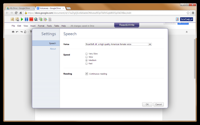 Read & Write app for Google Docs | OT's with Apps & Technology