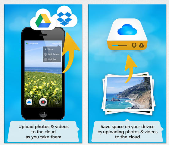 CloudCam – Camera App for Dropbox and Google Drive | OT's with Apps ...