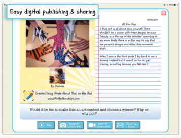 Write About This App for Primary Writers | OT's with Apps & Technology