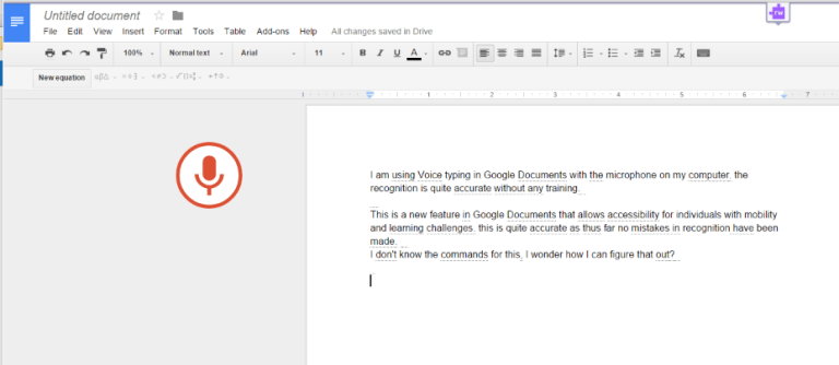 Google Docs Voice Typing Tool | OT's with Apps & Technology