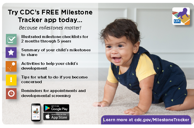 CDC Milestone Tracker App and Developmental Milestone Resources for ...