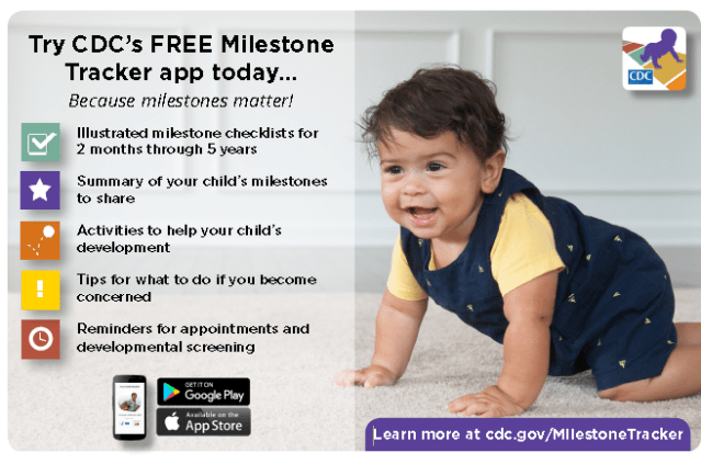 CDC Milestone Tracker App and Developmental Milestone Resources for ...
